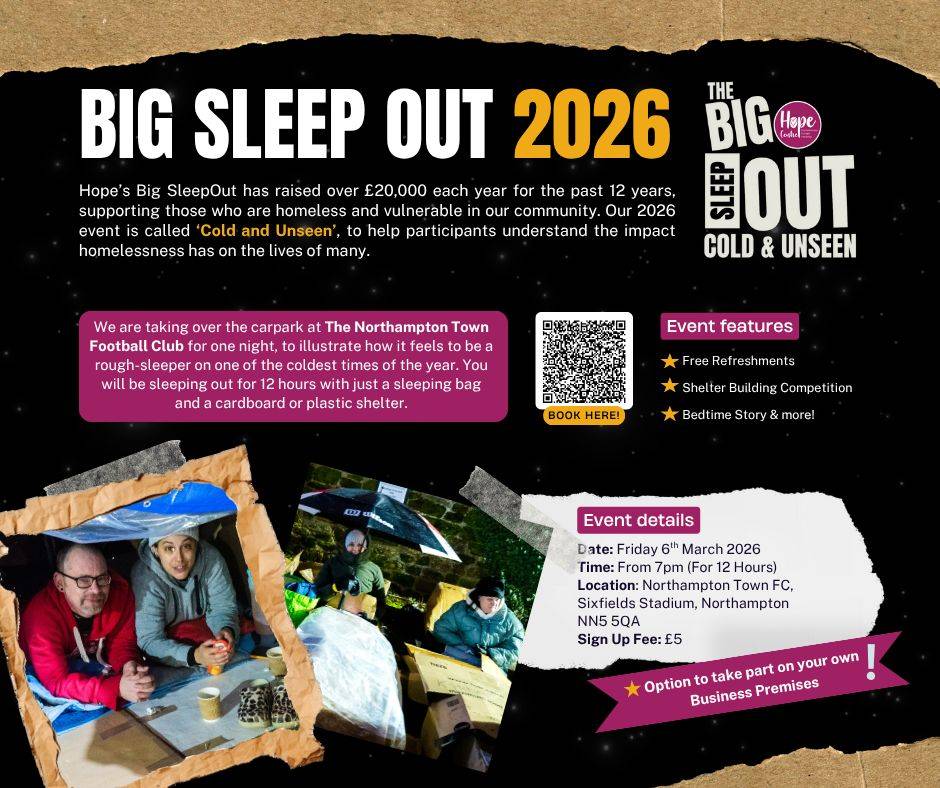 Big Sleep Out 2026 | Northamptonshire Chamber of Commerce